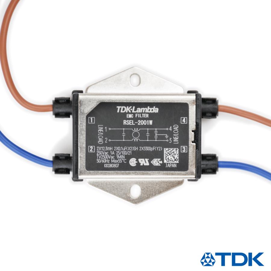 TDKラムダ RSEL-2001W ノイズフィルタ 1A 250V ワイヤータイプ RSELシリーズ NN : ANGEL HAM SHOP JAPAN - 通販 - Yahoo!ショッピング