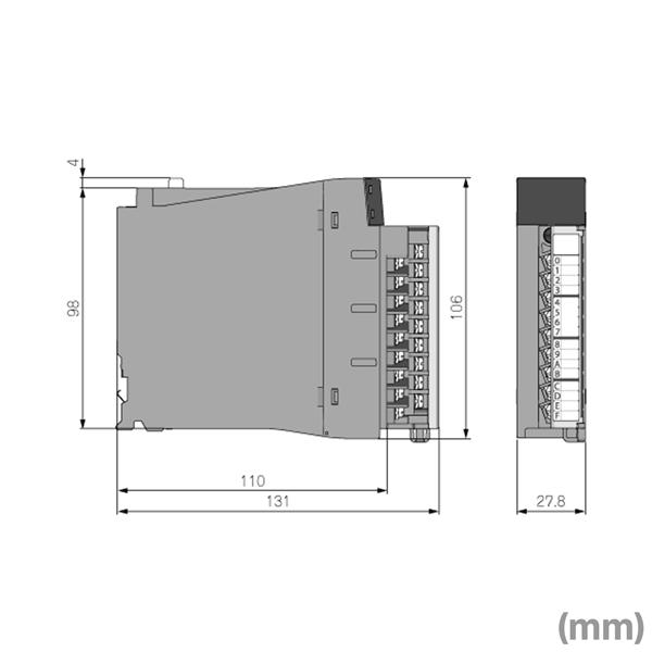 三菱電機 RY10R2 MELSEC iQ-Rシリーズ 接点出力ユニット (出力点数: 16点) (定格開閉電圧・電流: DC24V・2A ...