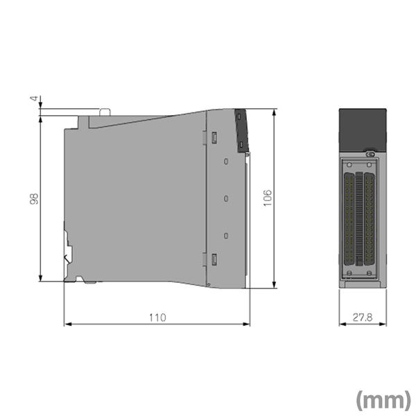三菱電機 RY42PT1P MELSEC iQ-Rシリーズ トランジスタ出力ユニット (ソースタイプ) (出力点数: 64点) (定格負荷電圧 ...