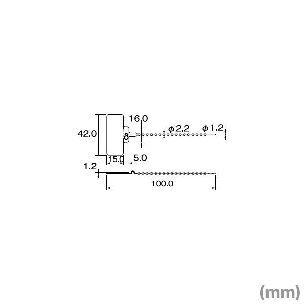 ヘラマンタイトン SMF100 線名札 (100本入) (66ナイロン製) (標準グレード) (白色) SN : ANGEL HAM SHOP ...