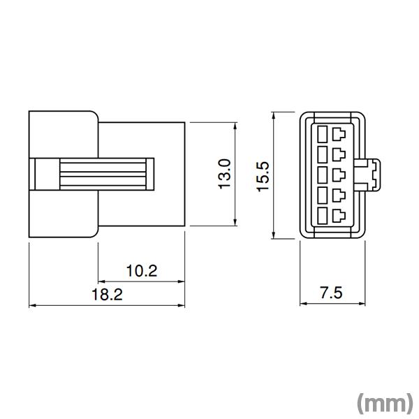 日本圧着端子製造(JST) SMR-09V-N SMシリーズ リセプタクルハウジング (ピンコンタクト用) (白) (9極) 10個 SN : ANGEL HAM SHOP JAPAN ...