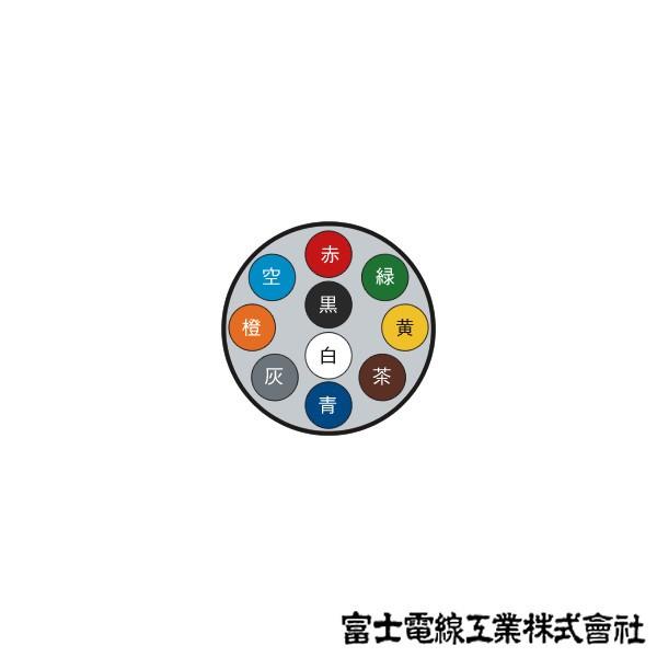 富士電線工業 VCT 0.75sq×10芯 600V耐圧ケーブル (0.75mm 10C 10心) (電線切売 1m〜) NN : ANGEL HAM SHOP JAPAN - 通販 ...