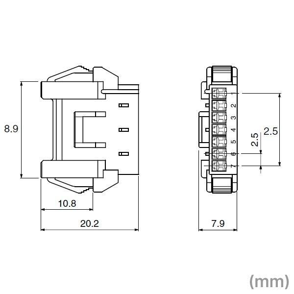 日本圧着端子製造(JST) XMR-02V 10個 リセプタクルハウジング(ピンコンタクト用) 2極 NN : ANGEL HAM SHOP JAPAN - 通販 - Yahoo!ショッピング