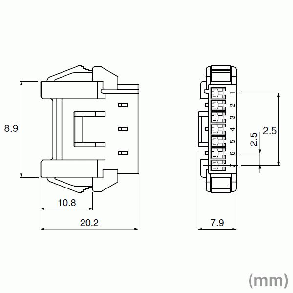 日本圧着端子製造(JST) XMR-02V 1個 リセプタクルハウジング(ピンコンタクト用) 2極 NN : ANGEL HAM SHOP JAPAN - 通販 - Yahoo!ショッピング