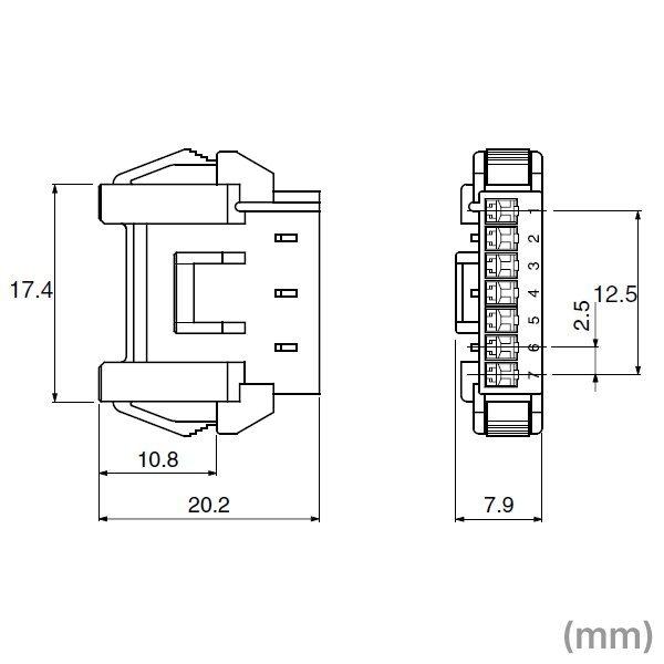 日本圧着端子製造(JST) XMR-06V 100個 リセプタクルハウジング(ピンコンタクト用) 6極 NN : ANGEL HAM SHOP JAPAN - 通販 - Yahoo!ショッピング