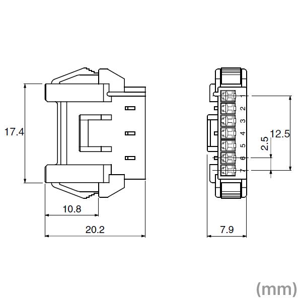 日本圧着端子製造(JST) XMR-06V 1個 リセプタクルハウジング(ピンコンタクト用) 6極 NN : ANGEL HAM SHOP JAPAN - 通販 - Yahoo!ショッピング