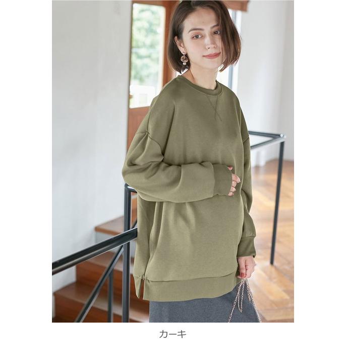 ANGELIEBE マタニティ トップス 冬 服 レディース ミニ裏毛 裏 ANGELIEBE マタニティ トップス 冬 服 レディース ミニ裏毛 裏