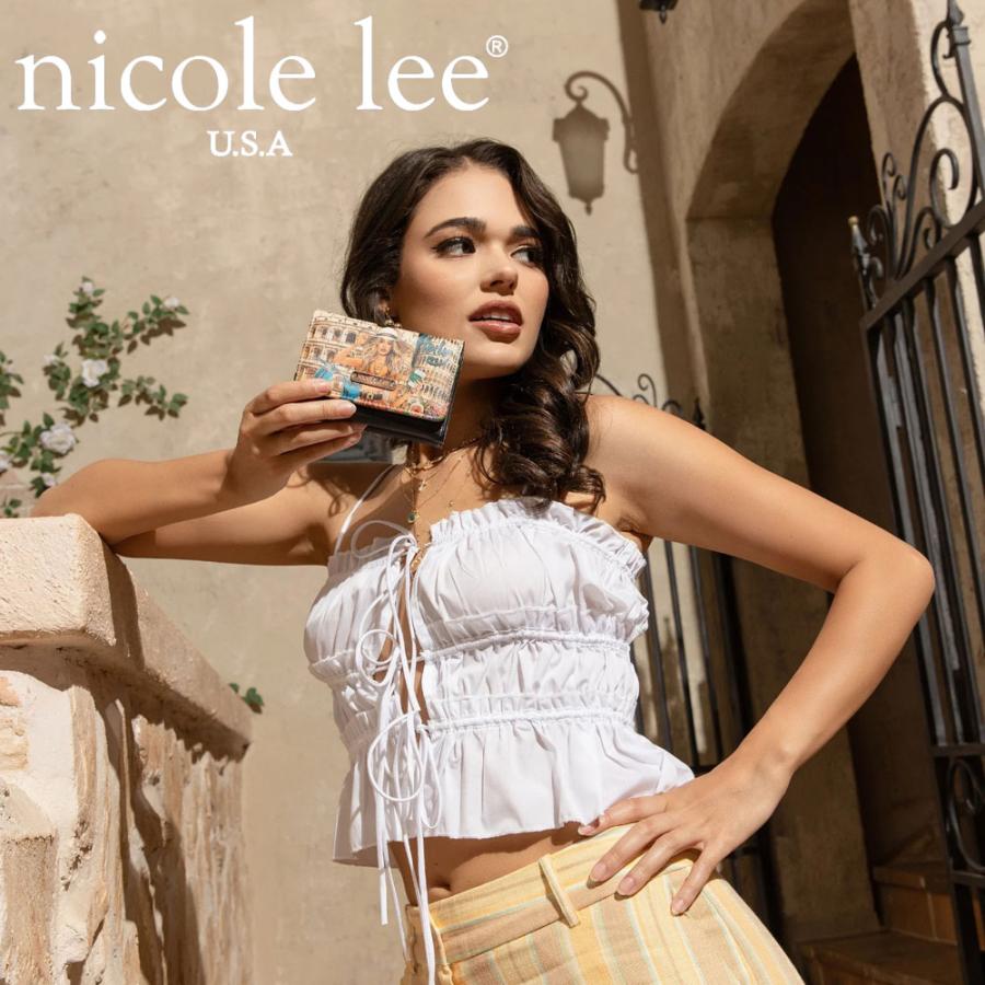 Nicole Lee 2025 数量限定 NICOLE LEE ニコールリー PRT7452 AGUSTINA 三つ折り財布 がまぐち ...