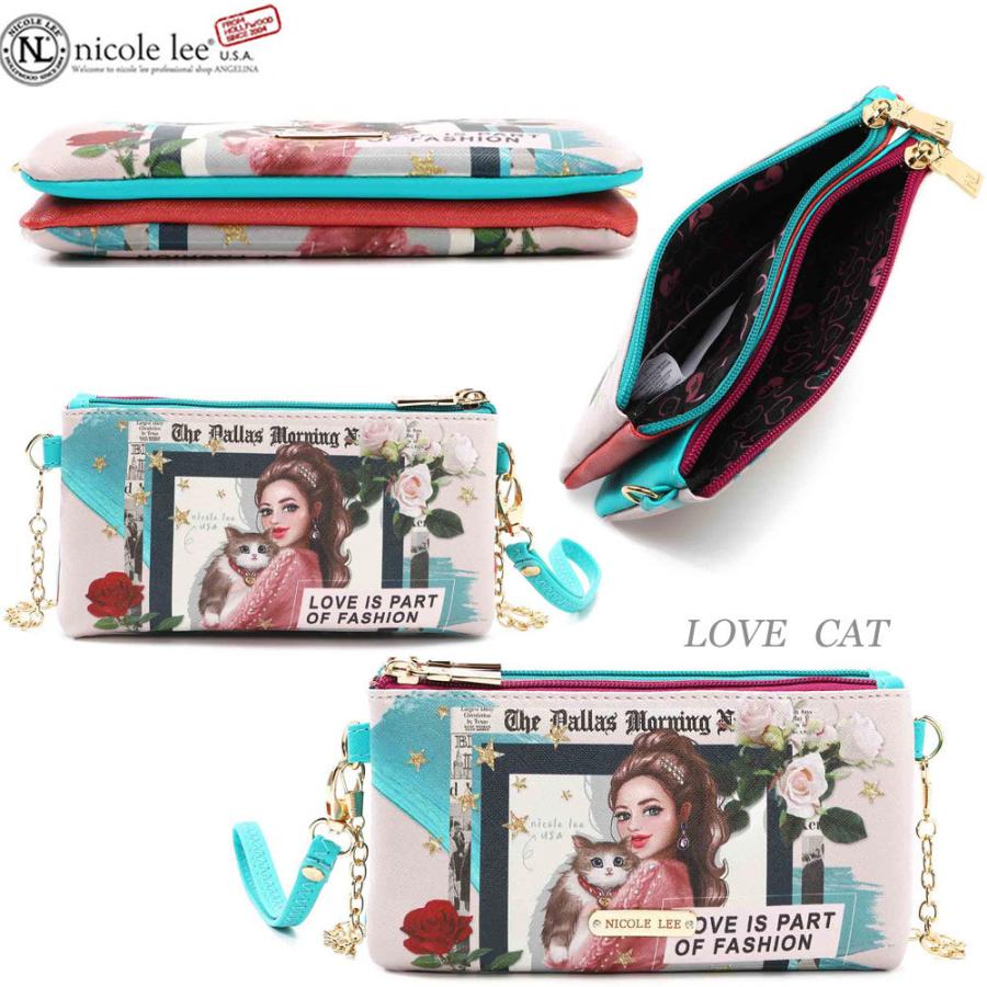 Nicole Lee（ニコールリー） 数量限定 PRT7011 ガールプリント お財布