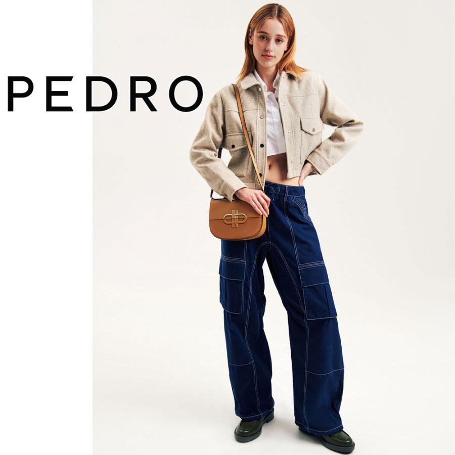 保証付 返品OK 日本 正規品 2024 日本未入荷ブランド PEDRO ペドロ PW2-76610065 アイコン レザー ショルダー ...