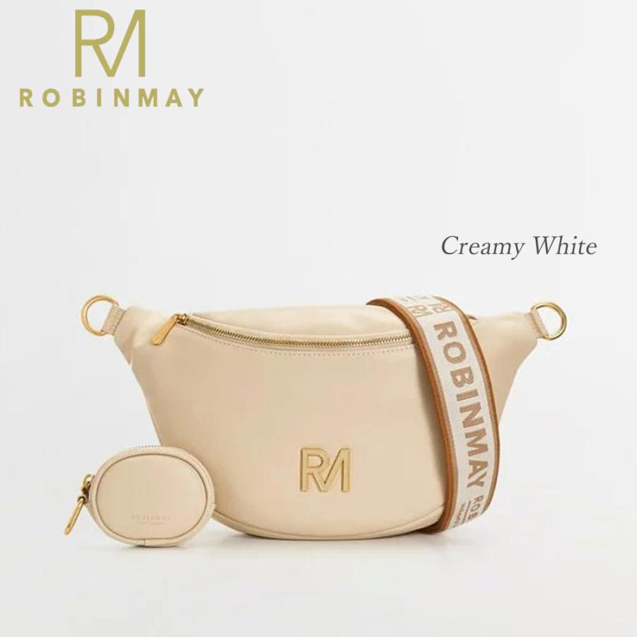 保証付 返品OK 正規品取扱店 2024 ROBINMAY ロビンメイ I038 L レディース RMロゴ ジャガードロゴショルダー ナナメ掛けショルダー サコッシュ ソルベカラー ...