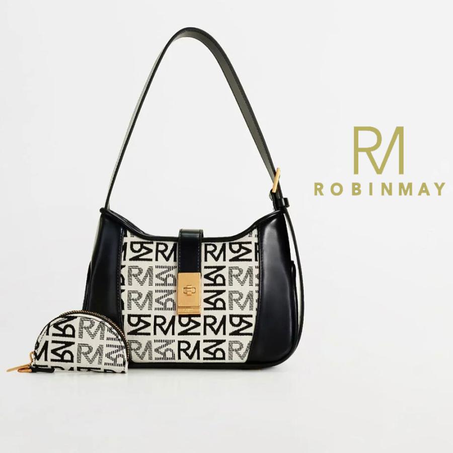 保証付 返品OK 正規品取扱店 2025 ROBINMAY ロビンメイ B188 Mirror Totem Shoulder Bagクラッチ ミニショルダーバッグ コインケース付き ショルダー ...