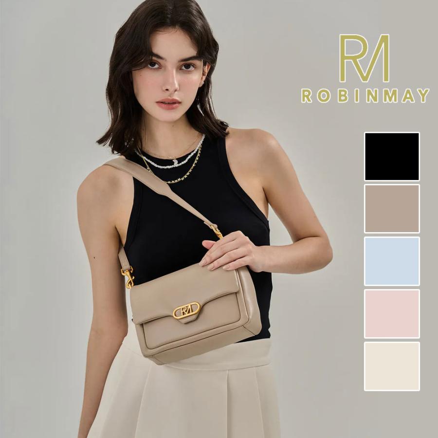 保証付 返品OK 正規品 2024 ROBINMAY ロビンメイ B242 馥郁炎花肩背包 レディース RMロゴ スクエアバッグ ショルダーバッグ エレガント リッチ ミニバッグ ...