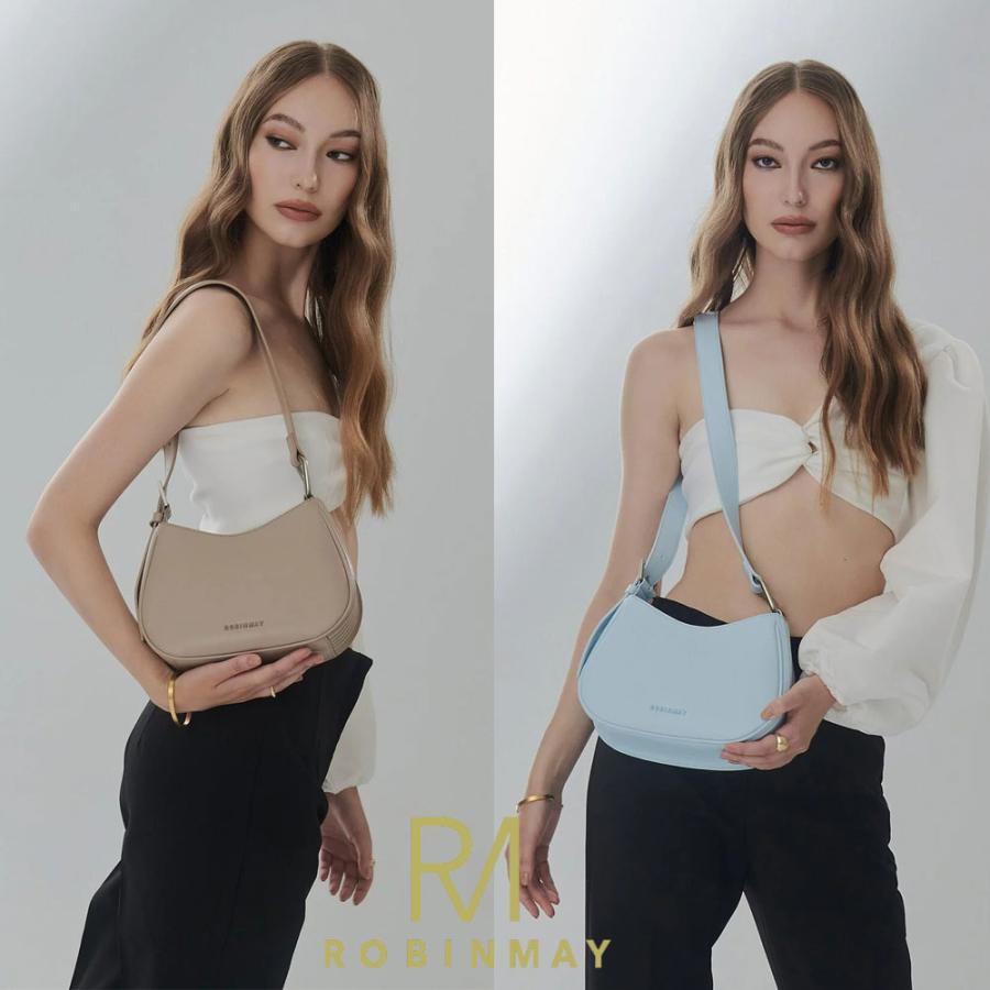 保証付 返品OK 正規品 2024 ROBINMAY ロビンメイ WB052 レディース エレガント RM クラシカル ショルダーバッグ 小さ 春夏秋冬 ビーガンレザー : ANGELINA ...
