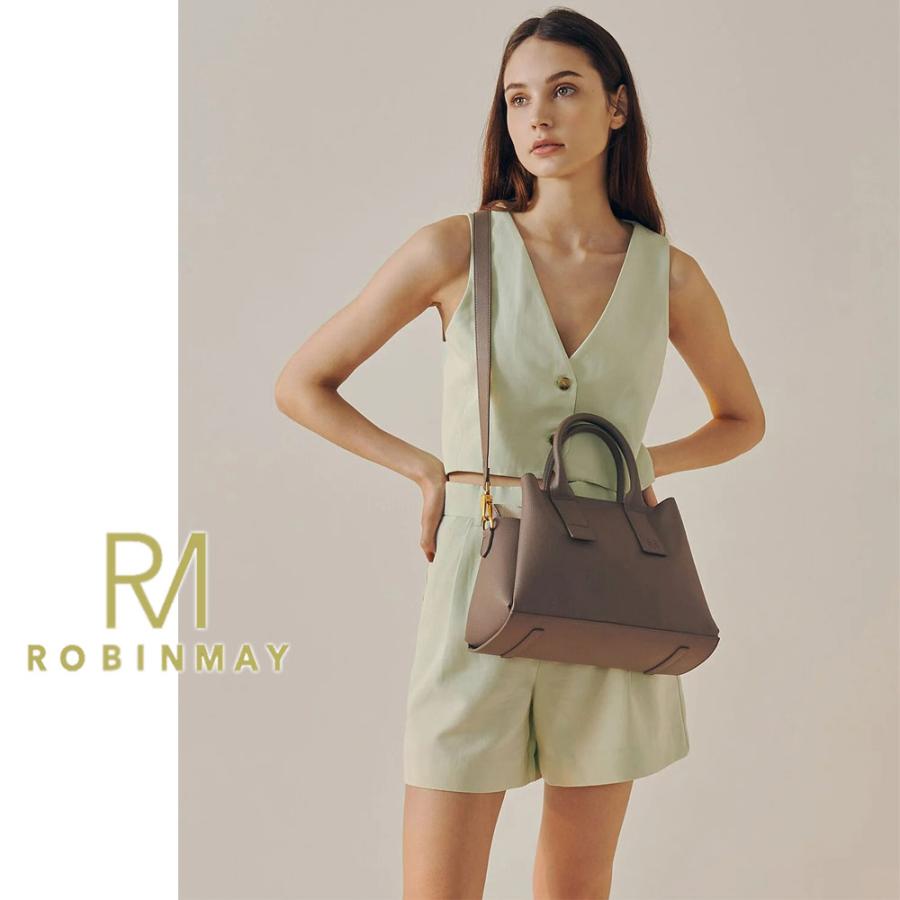 保証付 返品OK 正規品 2024 ROBINMAY ロビンメイ WB050 レディース ミニボストン ハンドバッグ RMロゴ ショルダー レトロ ボストン シンプル : ANGELINA ...