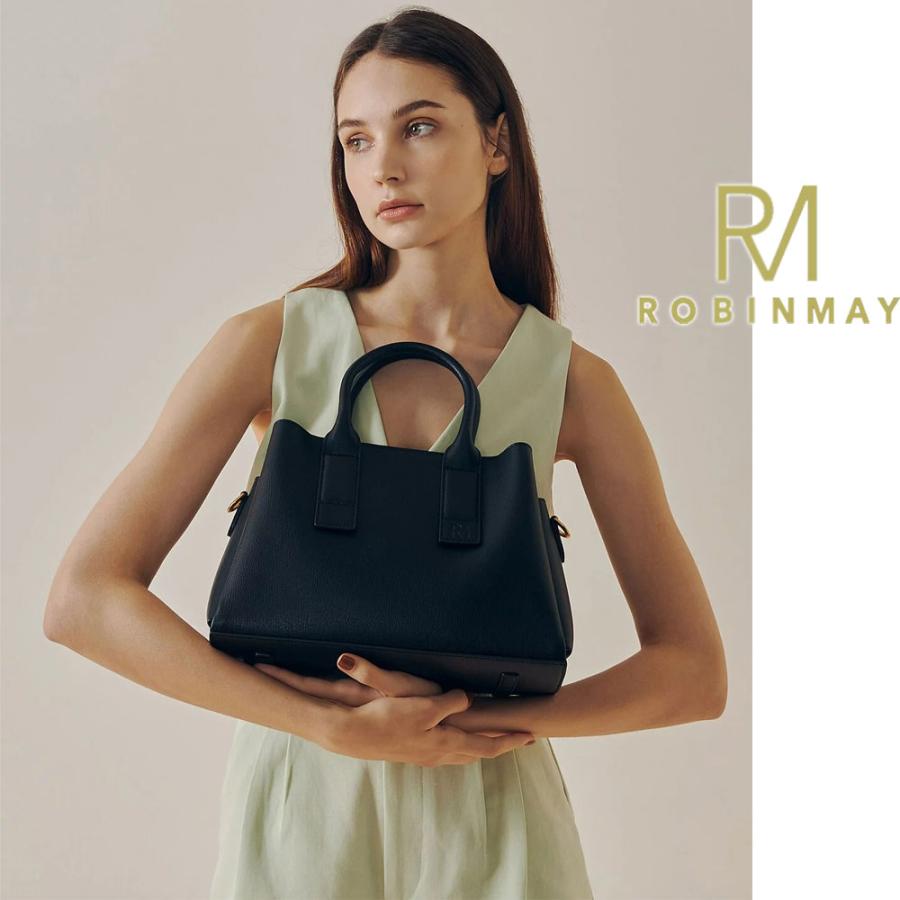 保証付 返品OK 正規品 2024 ROBINMAY ロビンメイ WB050 レディース ミニボストン ハンドバッグ RMロゴ ショルダー レトロ ボストン シンプル : ANGELINA ...