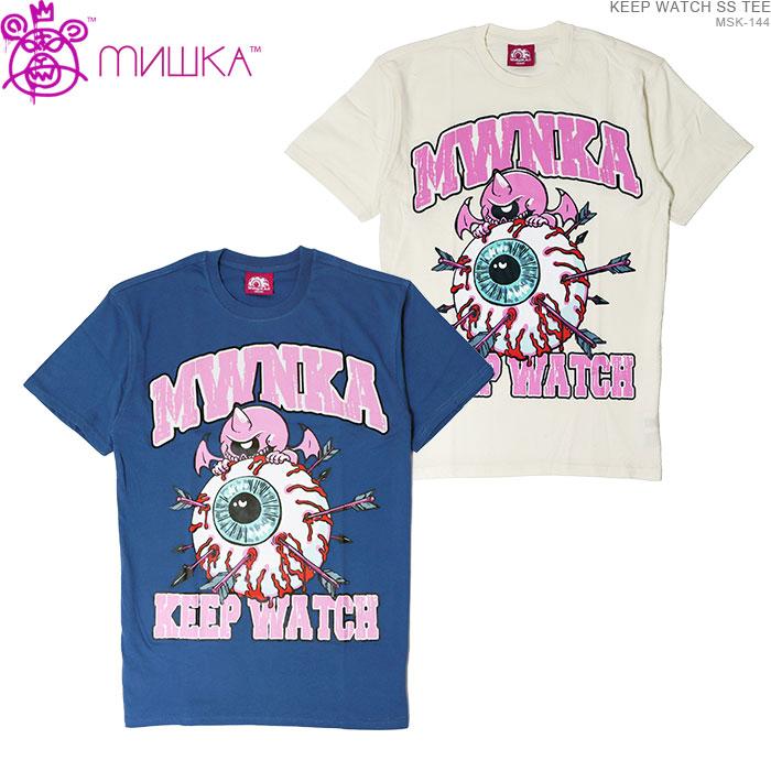 MISHKA 半袖Tシャツ ミシカ Tシャツ トップス ストリート メンズ ブランド KEEP WATCH SS TEE/ : ING ...
