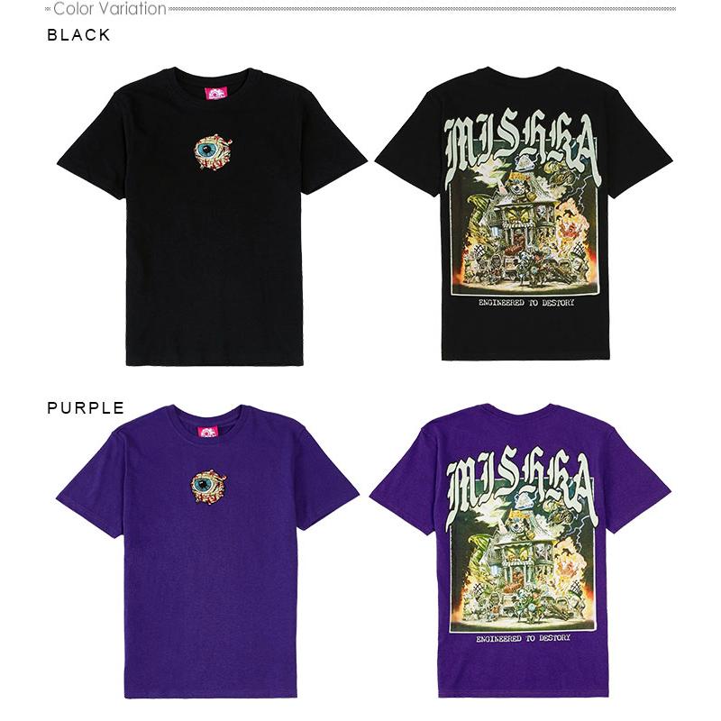 MISHKA 半袖Tシャツ ミシカ Tシャツ トップス ストリート メンズ ブランド HAUNTED SS TEE/ : ING - 通販 ...
