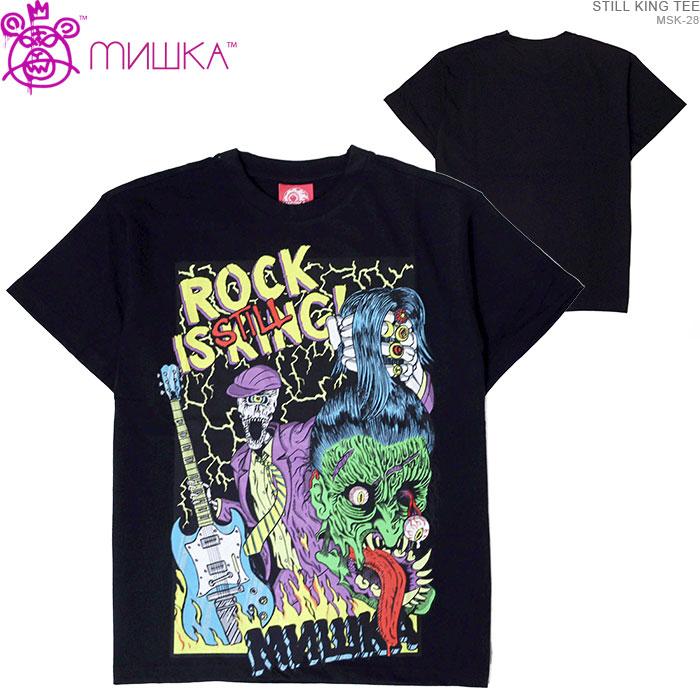 MISHKA 【10%OFFクーポン+P3倍対象】MISHKA ミシカ Tシャツ mishka 半袖Tシャツ ストリート STILL KING ...