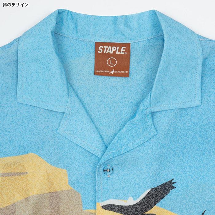 staple [P5倍＆300円OFFクーポン対象]STAPLE カジュアルシャツ ステイプル 半袖シャツ HORIZON CAMP SHIRT/ : ING - 通販 - Yahoo!ショッピング