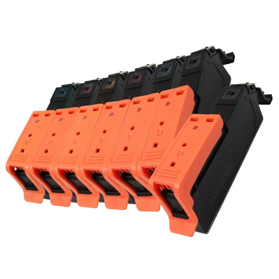 カラリオ エプソン YTH-6CL+BK (BK×2/C/M/Y/R/GY) 7本セット ヨット EPSON 互換インクカートリッジ 残量表示 ICチップ付 : 互換インク Angelshop ...