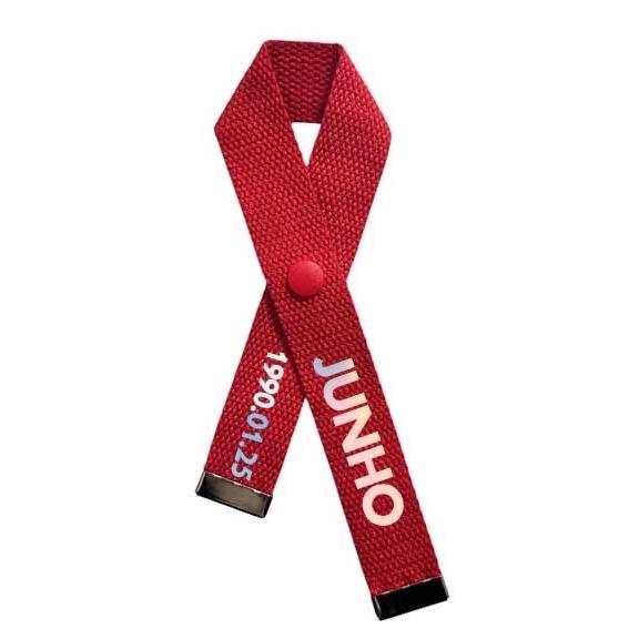 ジュノ 2PM 布製 ホログラム リボンタグ ネームタグ ラゲッジタグ レッド バッグチャーム 韓流 グッズ dm021-4 : アンジーソウル - 通販 - Yahoo!ショッピング