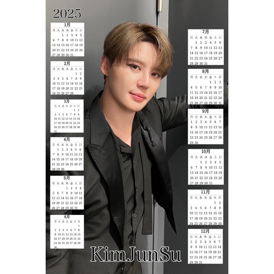 ジュンス 2025 ポスター カレンダー 丸めてお送り A3サイズ 30×42cm 韓流 グッズ fx018-64 : アンジーソウル - 通販 - Yahoo!ショッピング