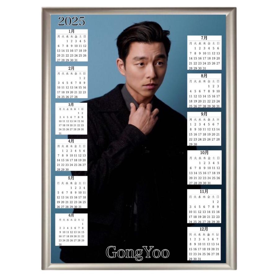 コンユ 2025 A4 フォトフレーム付き 壁掛け カレンダー 韓流 グッズ fx022-11 : fx022-11 : アンジーソウル - 通販 - Yahoo!ショッピング