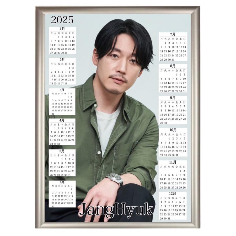 チャンヒョク 2025 A4 フォトフレーム付き 壁掛け カレンダー 韓流 グッズ fx055-14 : アンジーソウル - 通販 - Yahoo!ショッピング