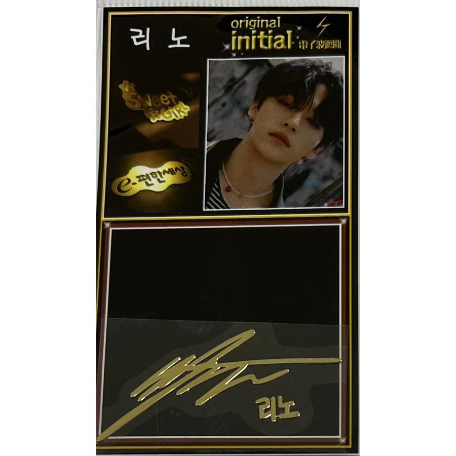 リノ LEEKNOW ストレイキッズ STRAYKIDS スキズ サイン リノ LEEKNOW ストレイキッズ STRAYKIDS スキズ サイン