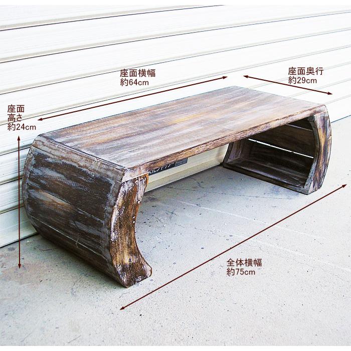 バリ家具 足丸タイプ ベンチ ローテーブル M [W.75cm] おしゃれな 椅子 スツール アジアン 雑貨 バリ タイ インテリア【アジアン家具】 : アジアン雑貨アンカサ - 通販 ...