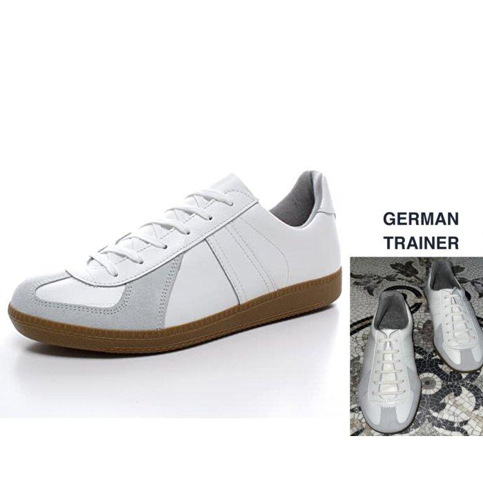 GERMAN TRAINER（ジャーマントレーナー） 1183 COW LEATHER/RUBBER SNEAKER レザー ローカット ...