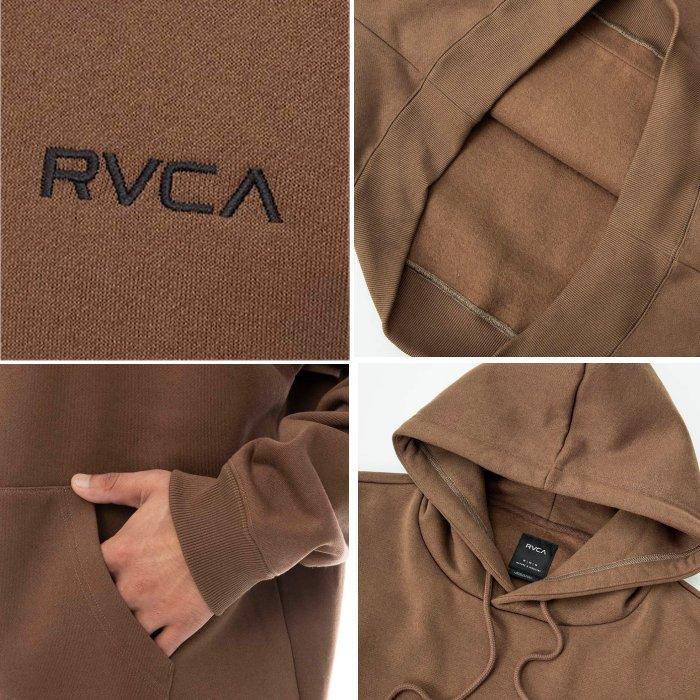 RVCA（ルーカ） BE042005 FAKE RVCA BBB HOODIE バックロゴ ビッグサイズ プルオーバーパーカー color ...