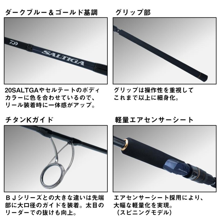 ダイワ ロッド ソルティガ R J63B-2 LO [6・大型] : 釣具のアングル