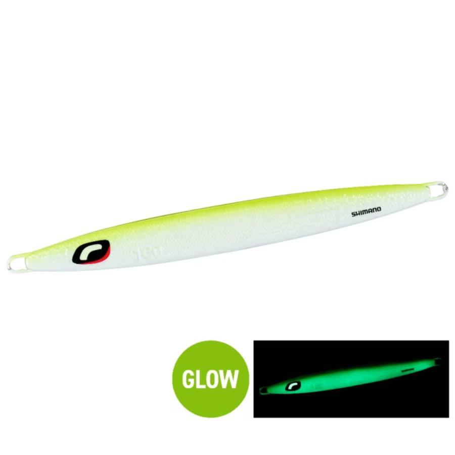 シマノ オフショアジグ オシア ロングウェーバー 160g JV-L16U 024 STフルグローチャートバック [メール便] : 釣具のアングル - 通販 - Yahoo!ショッピング