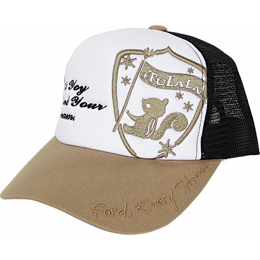 TULALA TURARA (ツララ) メッシュキャップ (Flag) ベージュ×ホワイト : アングラーズ・サライ ヤフー店 - 通販 ...