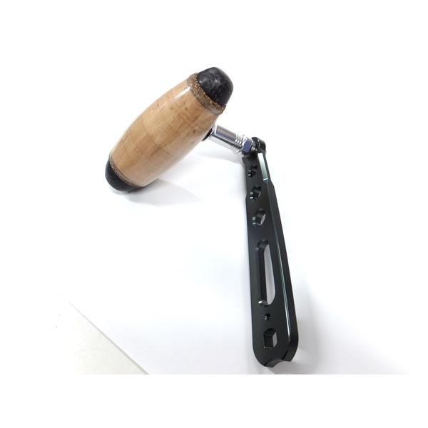 TSS製 ジュラルミンハンドルガンメタ 110mm AE85 コルク カーボンキャップ 付き エイテックマーフィックス用 :tss-marfix-handle-set:アングラーズショップ ...