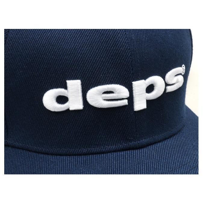 deps (デプス) LOGO CAP ブラック×ホワイト フリーサイズ（約57〜61cm）高さ約115mm / つば70mm : アングラーズWEB店 - 通販 - Yahoo!ショッピング