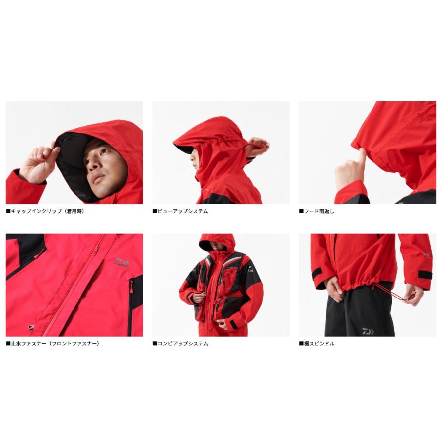 ダイワ (Daiwa) DR-1825 レッド 2XLサイズ （GORE-TEX コンビアップレインスーツ） : アングラーズWEB店 - 通販 - Yahoo!ショッピング