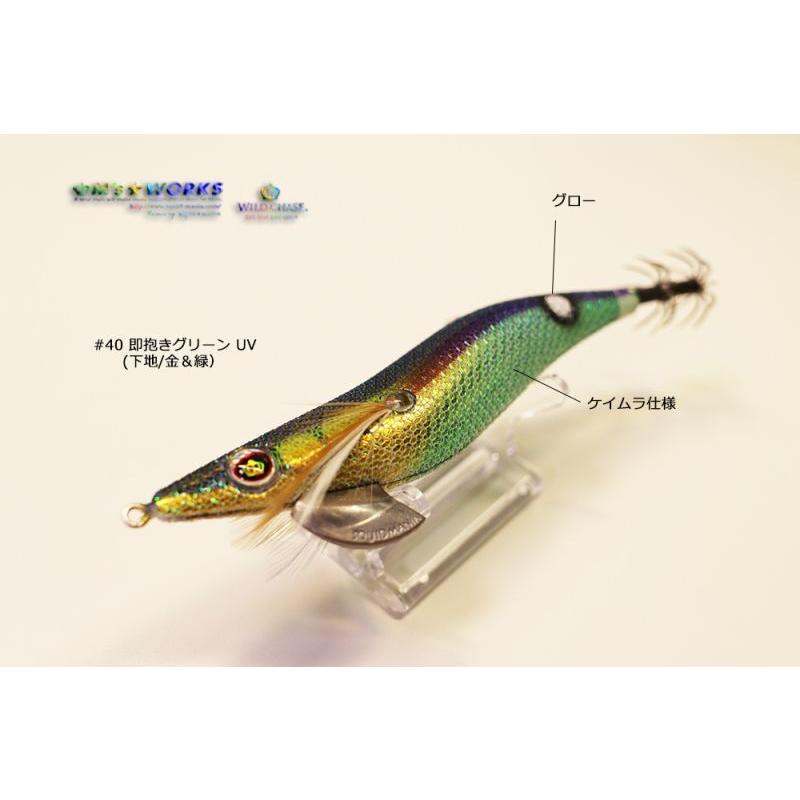 SQUID MANIA スクイッドマニア ワイルドチェイス 3.5号 #40 即抱きグリーン squidmania WILD CHASE スクマニ※ 画像は各サイズ共通です。 : アングラーズ ...