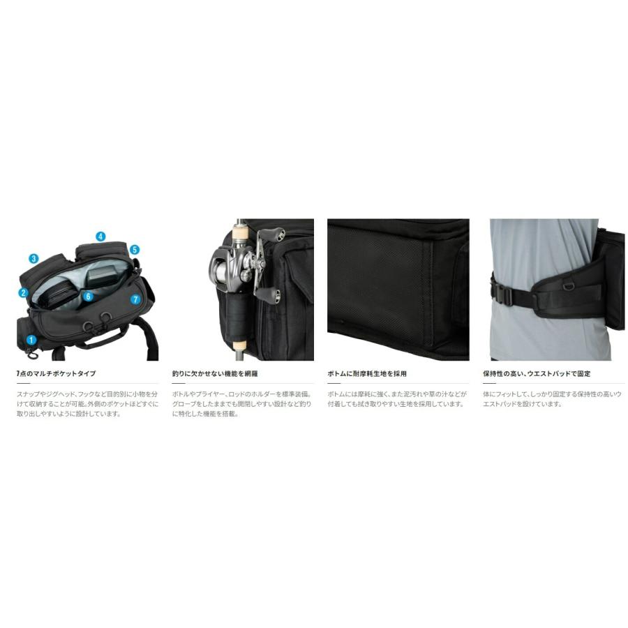 シマノ (shimano) BW-221W ブラック Mサイズ タフウエスト
