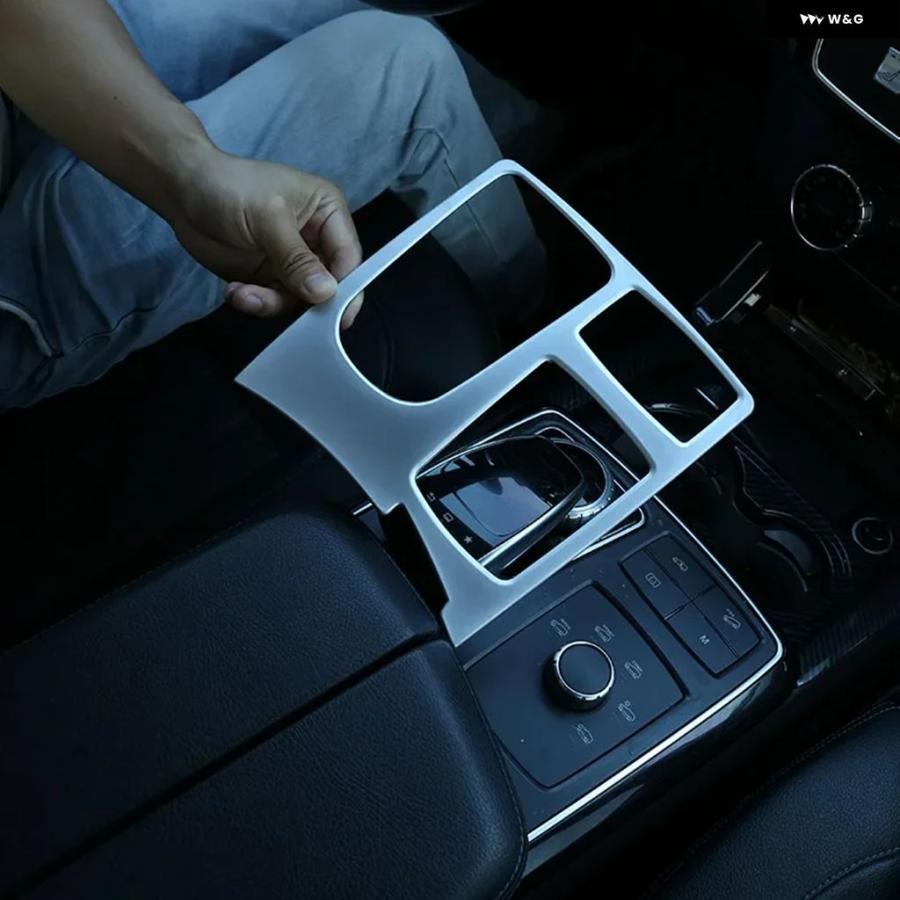 メルセデスベンツ GL GLS ML GLE W167 X166 2013-2019 ABS 車中央制御マルチメディア フレーム 装飾 カバー ...