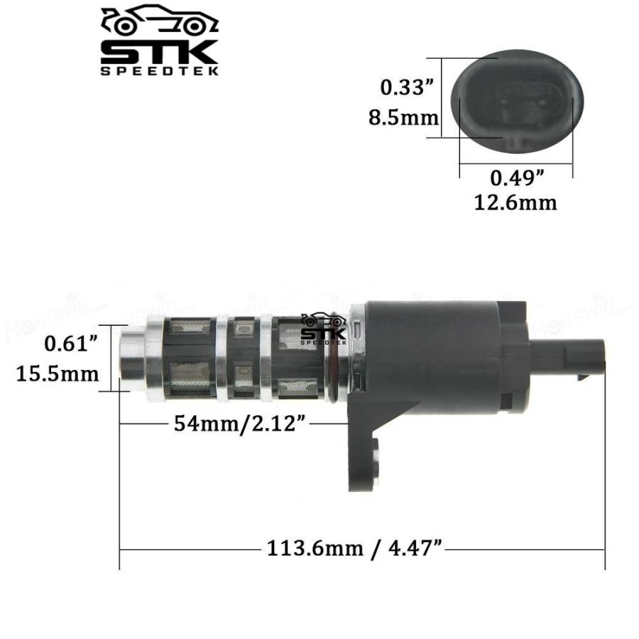 25185534 4346CN02189 シボレー 1pcs エンジンVVTソレノイドバルブ 可変バルブタイミング電磁弁 VVT制御バルブ ...