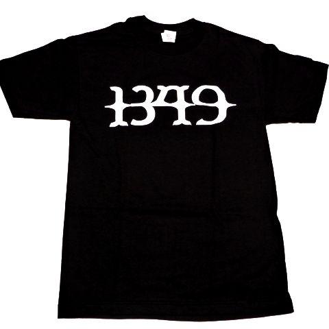 1349 サーティーン・フォーティーナイン LOGO-WHITE ON BLACK オフィシャル バンドTシャツ 2枚までメール便対応可 ...