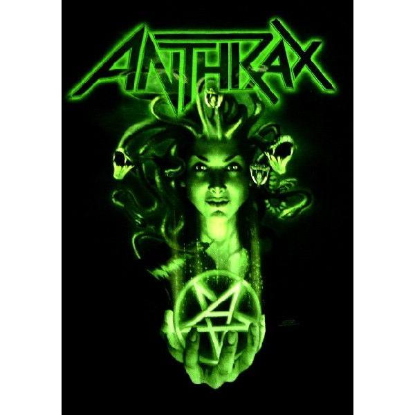 【メール便対応可】ANTHRAX アンスラックス GREEN MEDUSA オフィシャル バンドTシャツ : ANIMAL-ROCK ...