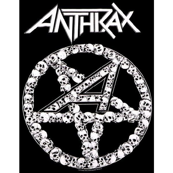 【メール便対応可】ANTHRAX アンスラックス PENTAGRAM SKULLS オフィシャル バンドTシャツ : ANIMAL-ROCK! - 通販 - Yahoo!ショッピング