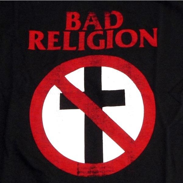 BAD RELIGION バッドレリジョン DISTRESSED CROSS BUSTER オフィシャル バンドTシャツ / 2枚までメール便 ...