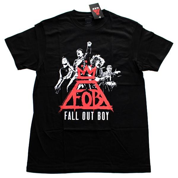 FALL OUT BOY フォール・アウト・ボーイ LOGO BAND オフィシャル バンドTシャツ 1梱包2枚までメール便対応可 ...