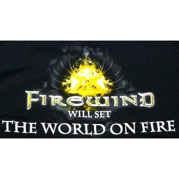 【メール便対応可】FIREWIND ファイヤーウィンド SET THE WORLD ON FIRE オフィシャル バンドTシャツ ...