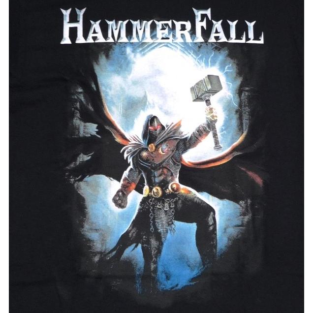 HAMMERFALL ハンマーフォール HECTOR HAMMER TOUR BLACK オフィシャル バンドTシャツ / 2枚までメール便 ...